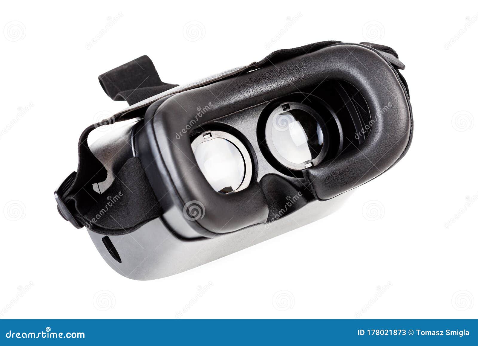 VR, Virtual Reality Headset Goggles Lenses Visible Light Reflections ...