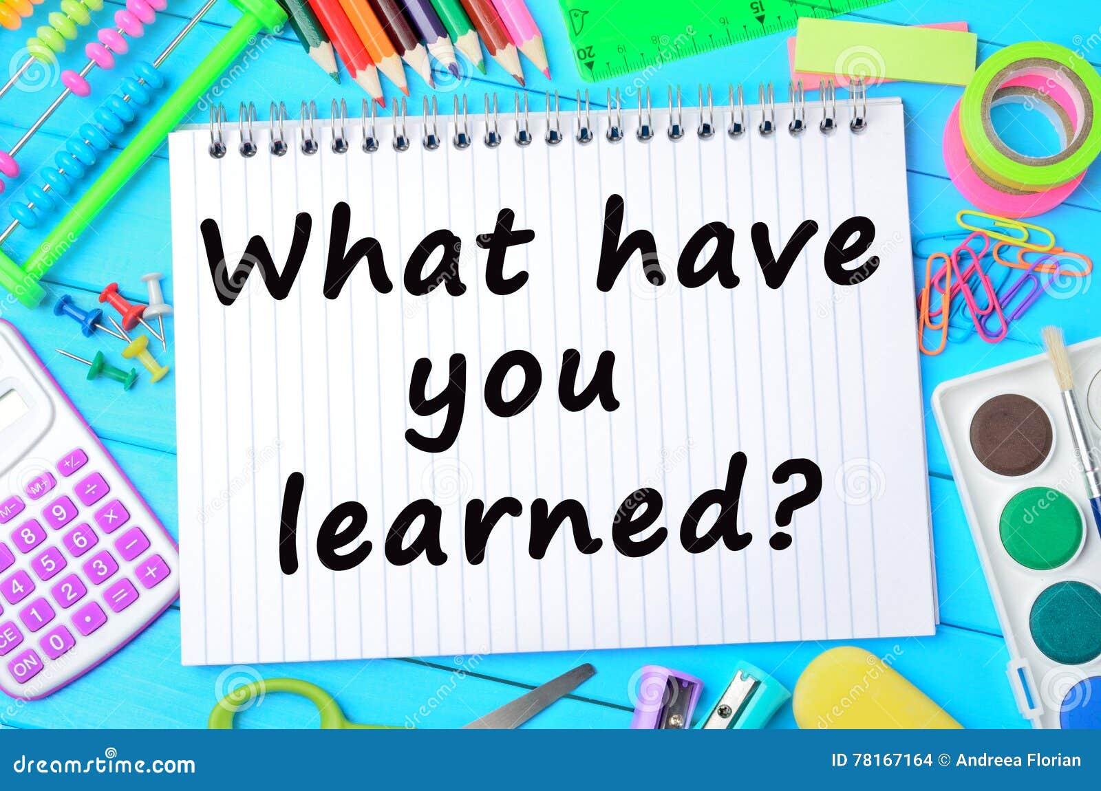 Vraag wat geleerd u hebben stock foto. Image of vooruitgang - 78167164