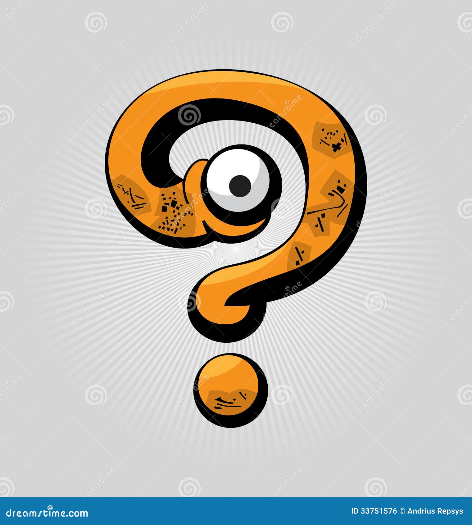 Vraagteken vector illustratie. Illustration of verward - 33751576