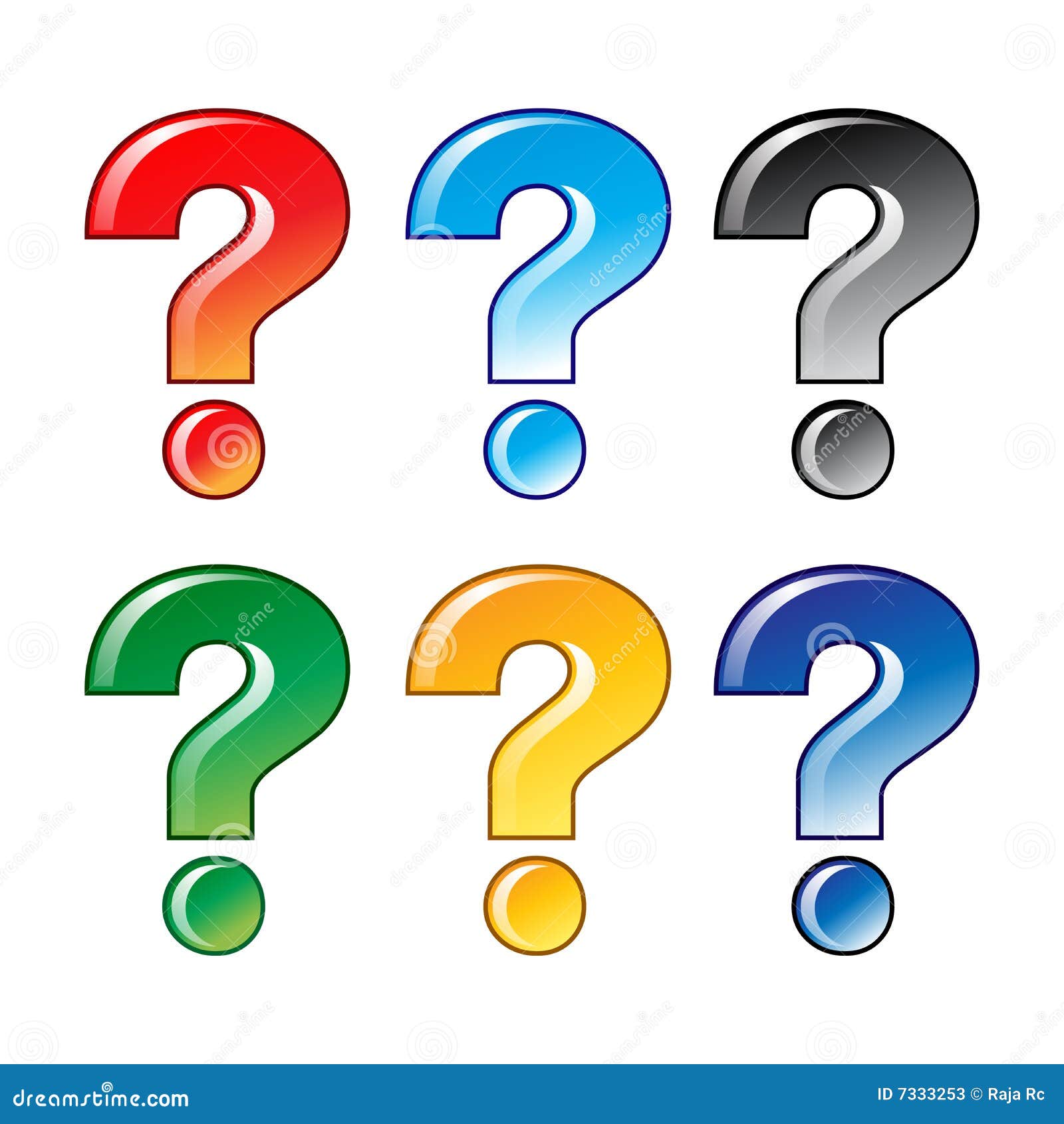 Vraagteken vector illustratie. Illustration of probleem - 7333253