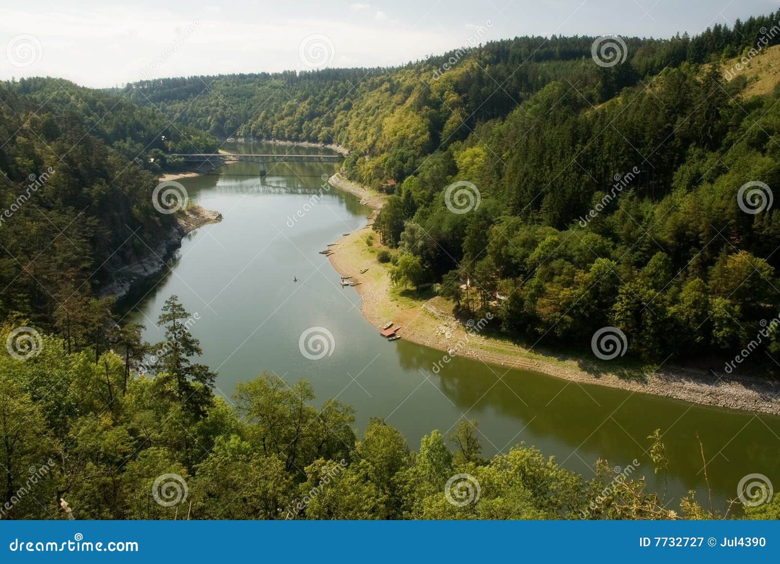 Vranov stock image. Image of water, tree, desolate, green - 7732727