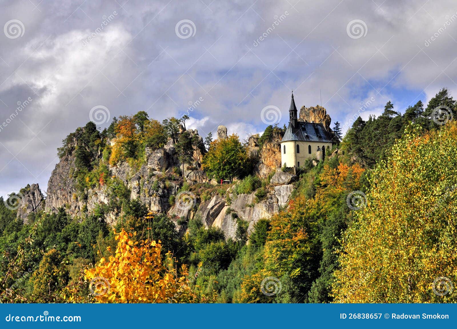 Vranov in Mala Skala stock image. Image of nature, entrance - 26838657