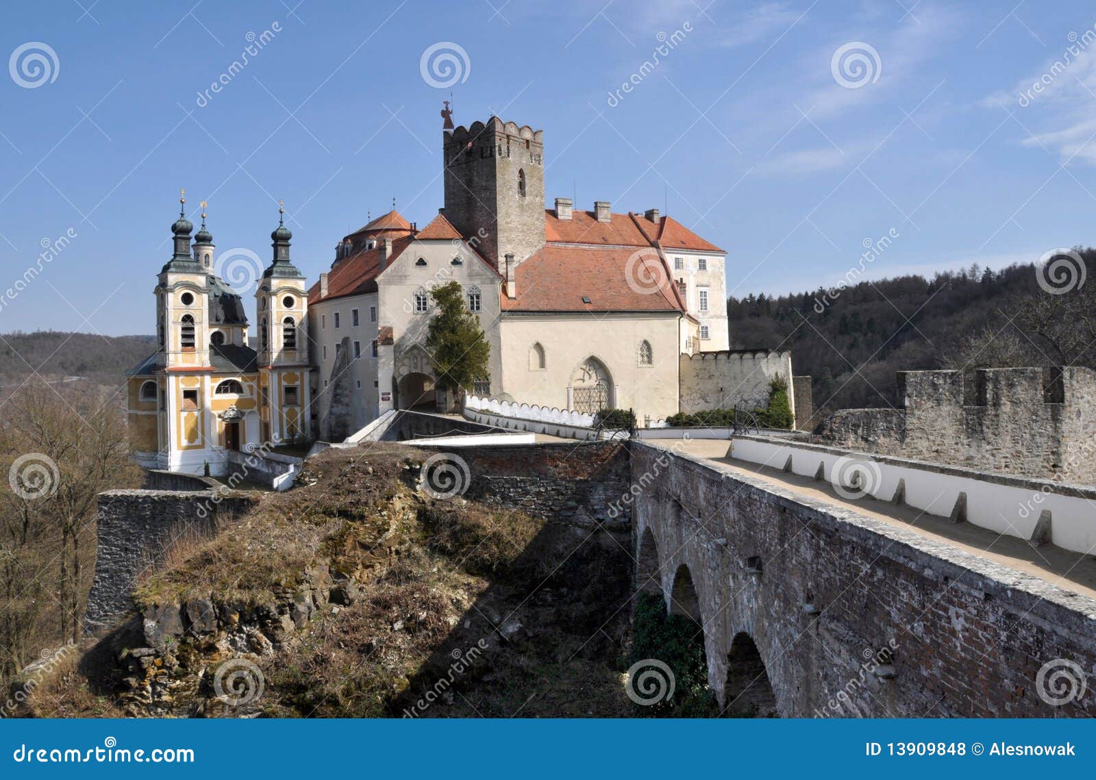 Vranov nad Dyji stock photo. Image of moravian, garden - 13909848