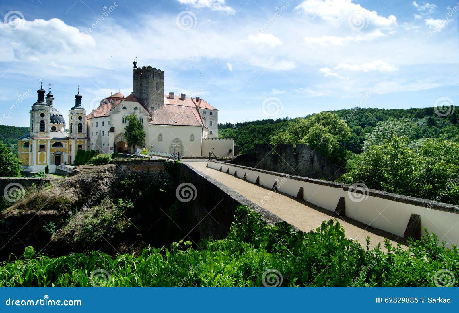 Vranov Nad Dyji Castle, Czech Republic Stock Image - Image of castle ...