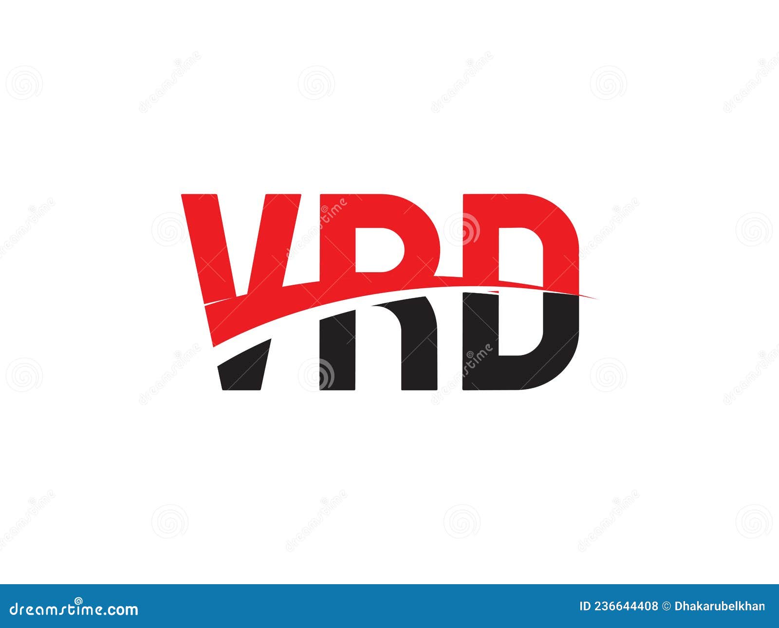 VRd Letter Initial Logo Design Vector Illustration Stock Vector ...
