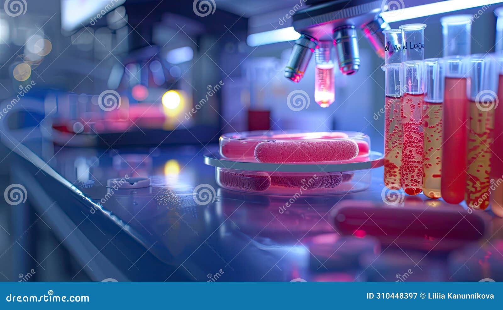 VRE Bacteria In A Clinical Laboratory Setting, Showcasing Microscopic ...
