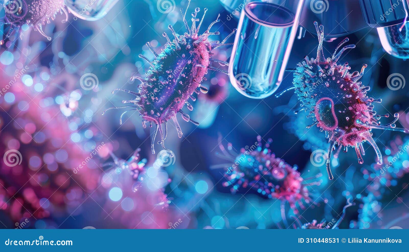 VRE Bacteria in a Clinical Laboratory Setting, Showcasing Microscopic ...