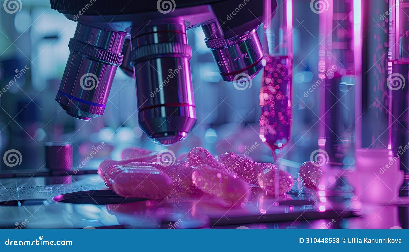 VRE Bacteria in a Clinical Laboratory Setting, Showcasing Microscopic ...
