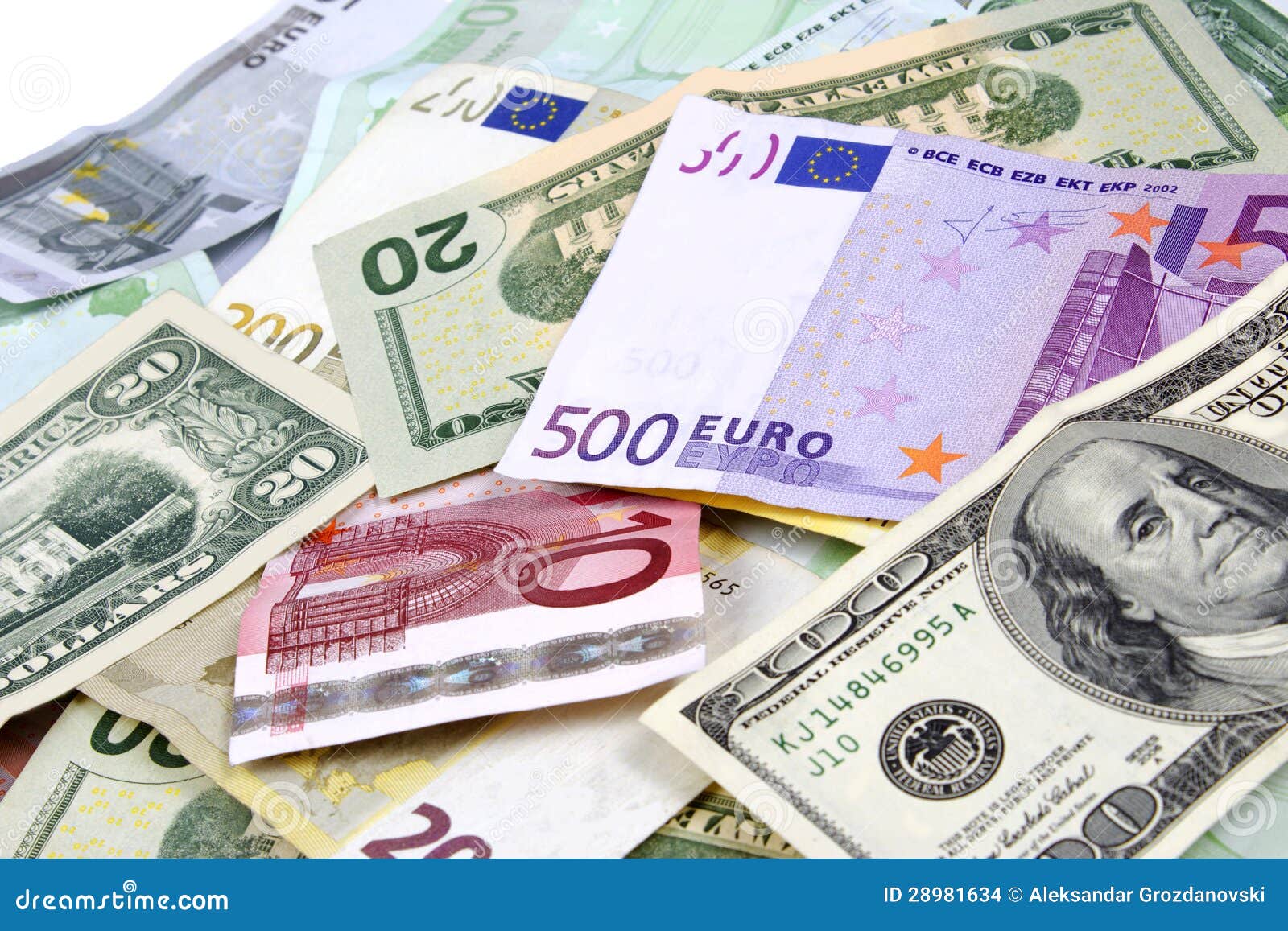 Vreemde Valuta Van Diverse Provincies. Stock Foto - Image of financiën ...