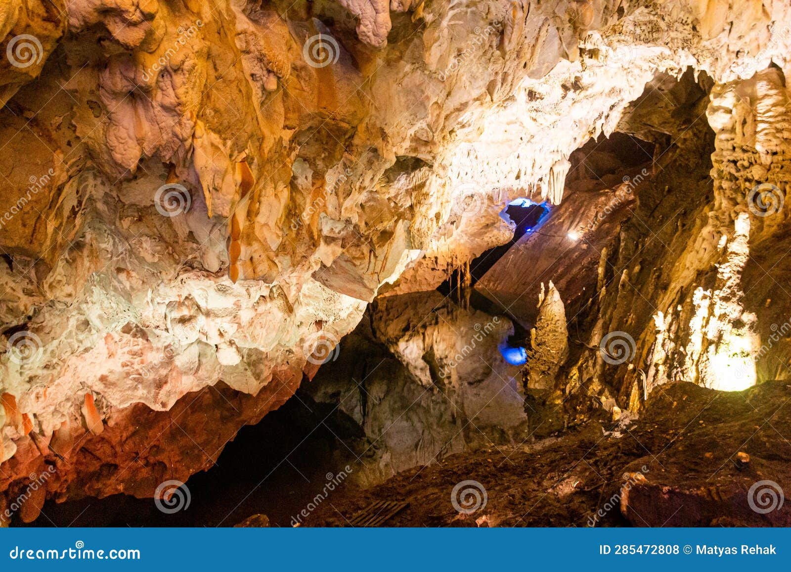 Vrelo Cave in Matka Canyon in North Macedon Stock Photo - Image of ...