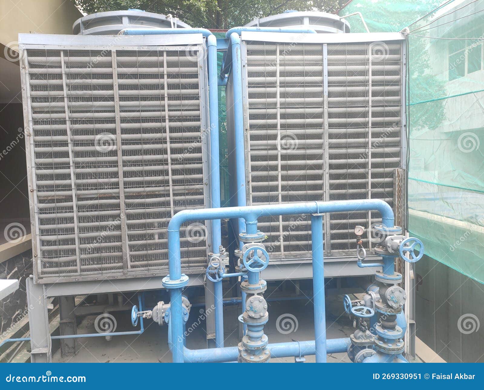 VRF System Outdoor Unit for Air Condensing Unit Stock Image - Image of ...