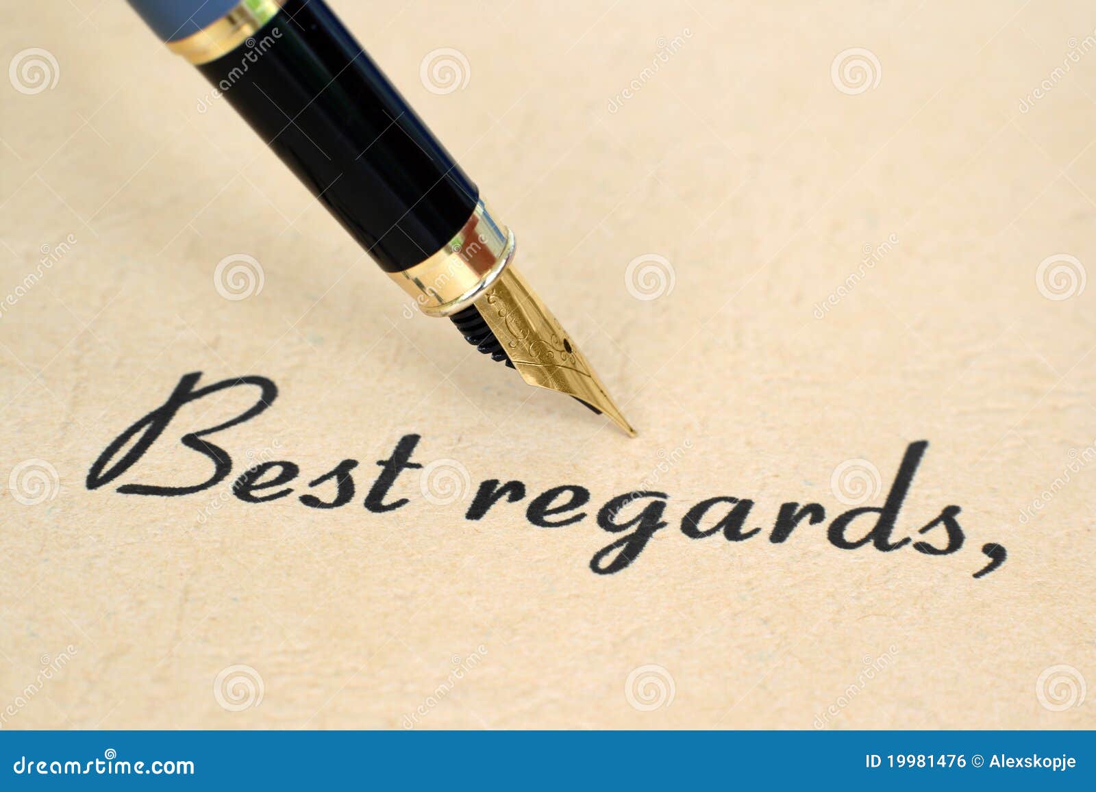 Vriendelijke groeten stock foto. Image of wensen, gelukkig - 19981476