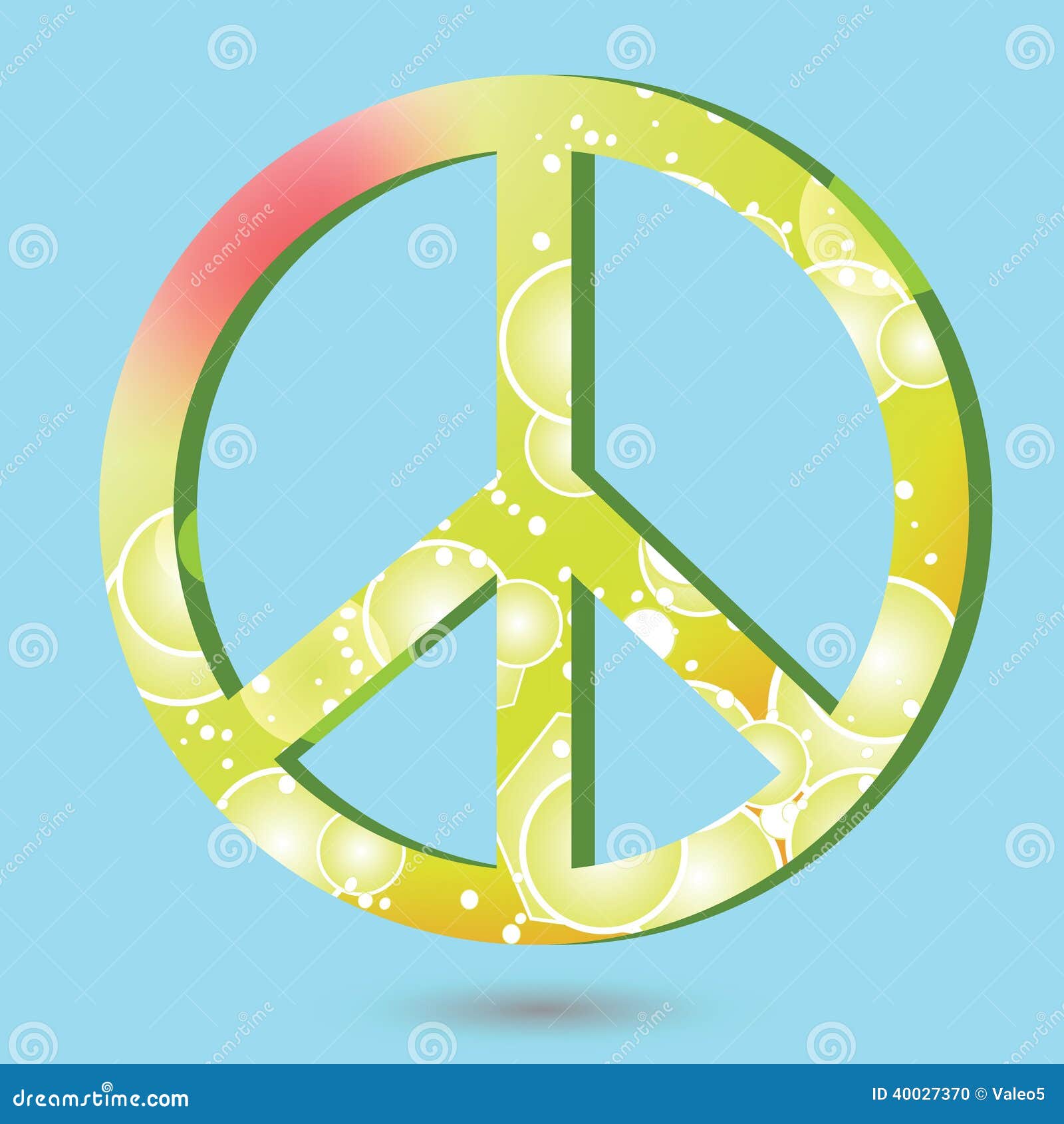 Vrijheidssymbool vector illustratie. Illustration of vrede - 40027370