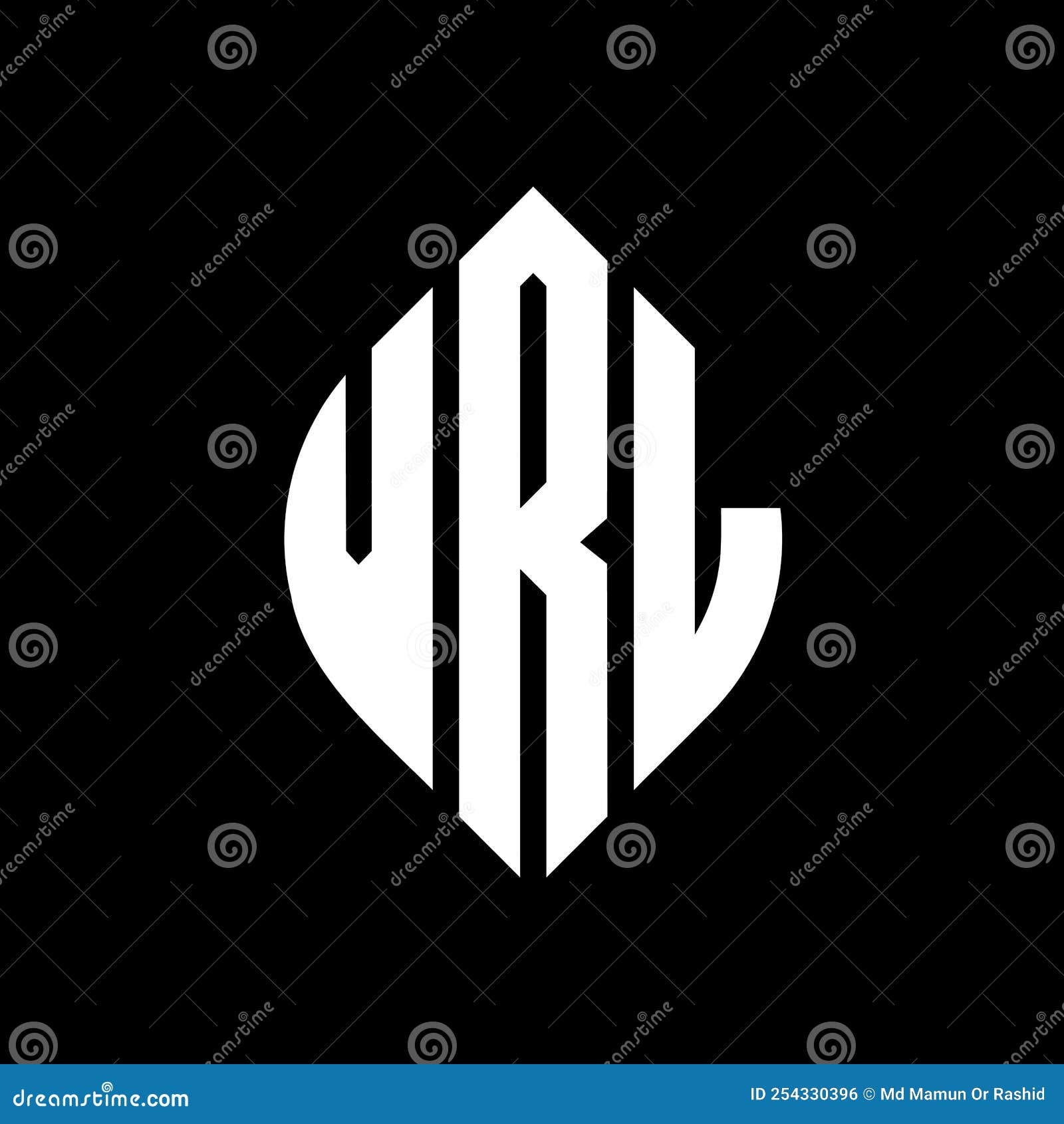 VRL Circle Letter Logo Design with Circle and Ellipse Shape. VRL ...