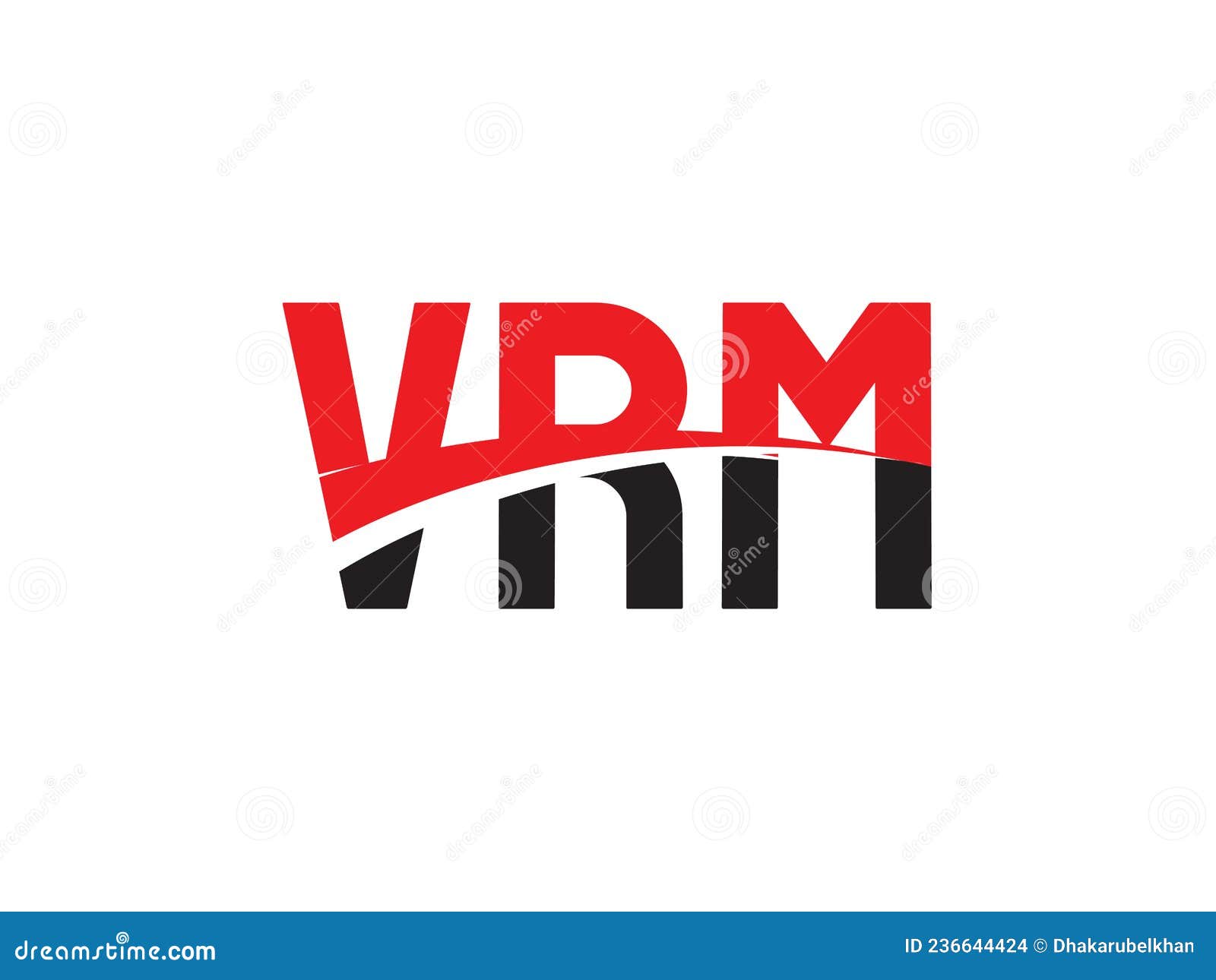 VRM Letter Initial Logo Design Vector Illustration Stock Vector ...
