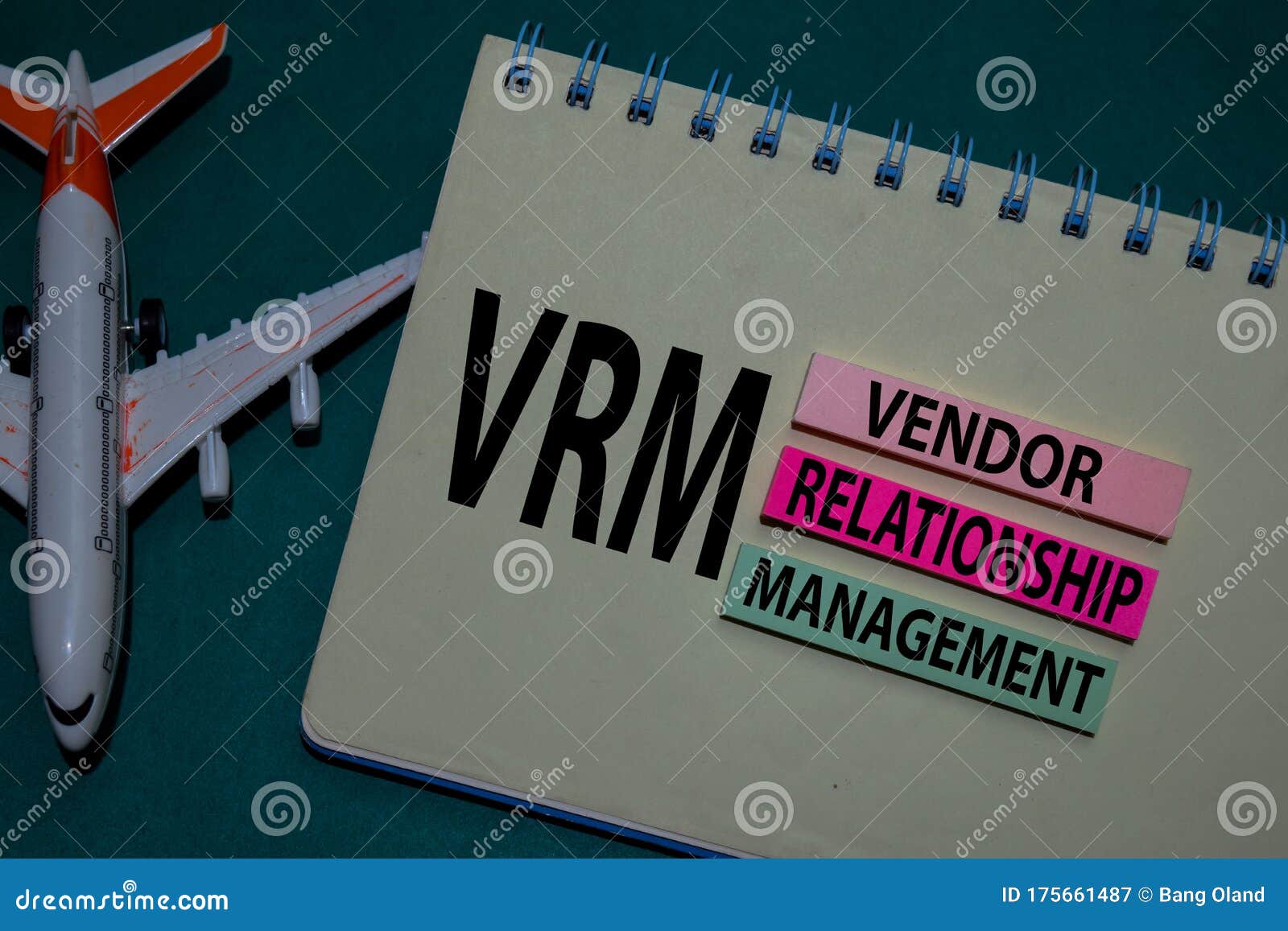 VRM - Vendor Relationship Management Acronym Write on a Sticky Note ...