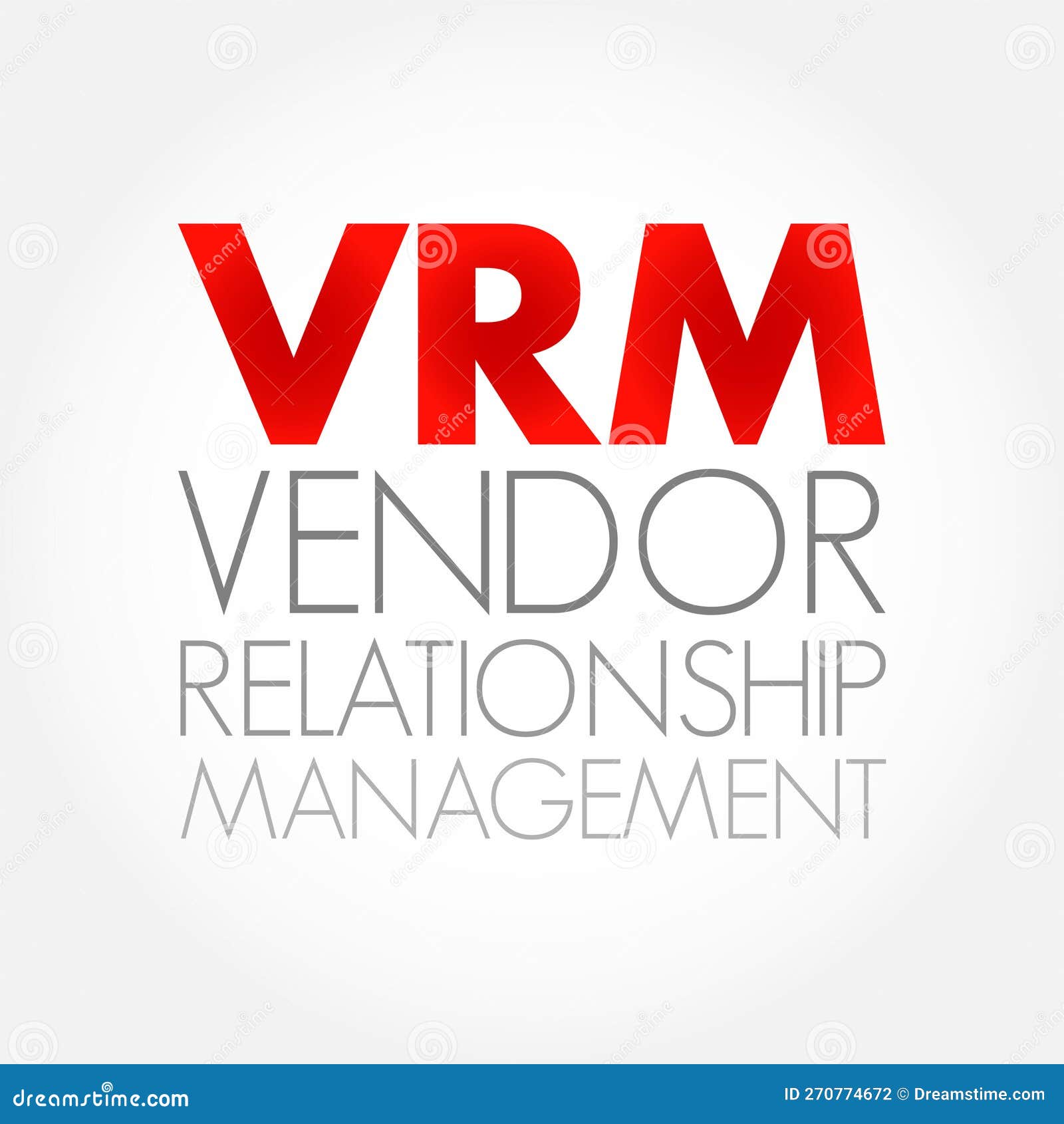 VRM Vendor Relationship Management - Business Activity Made Possible by ...