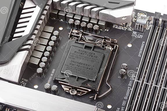 VRM Zone Voltage Regulator Module, CPU Socket with Protector Cap and ...