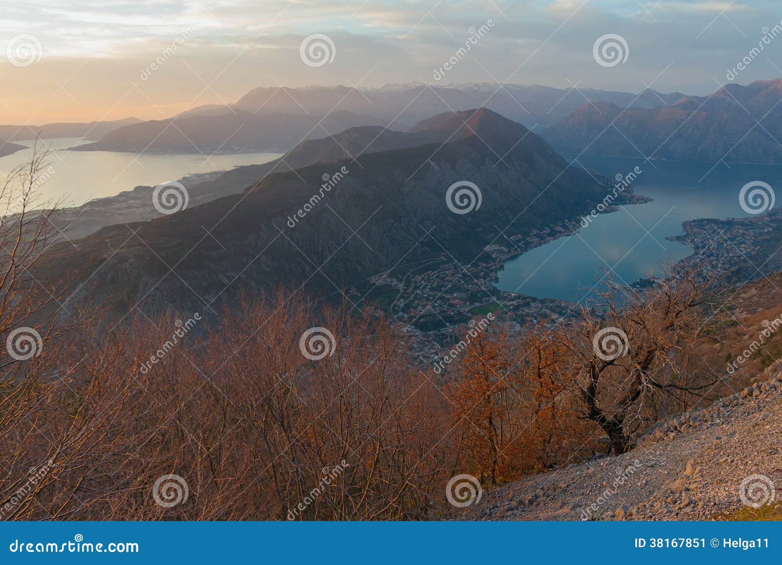 Vrmac Mountain. Montenegro stock image. Image of hiking - 38167851