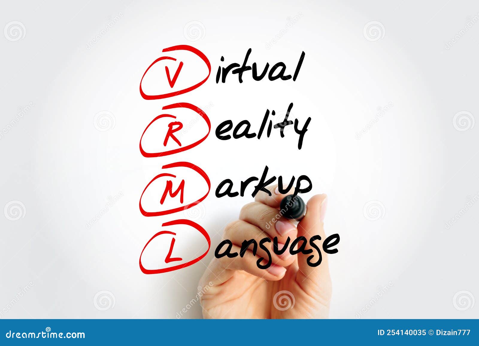 VRML - Virtual Reality Markup Language Acronym, Technology Concept ... VRML - Virtual Reality Markup Language Acronym, Technology Concept ...