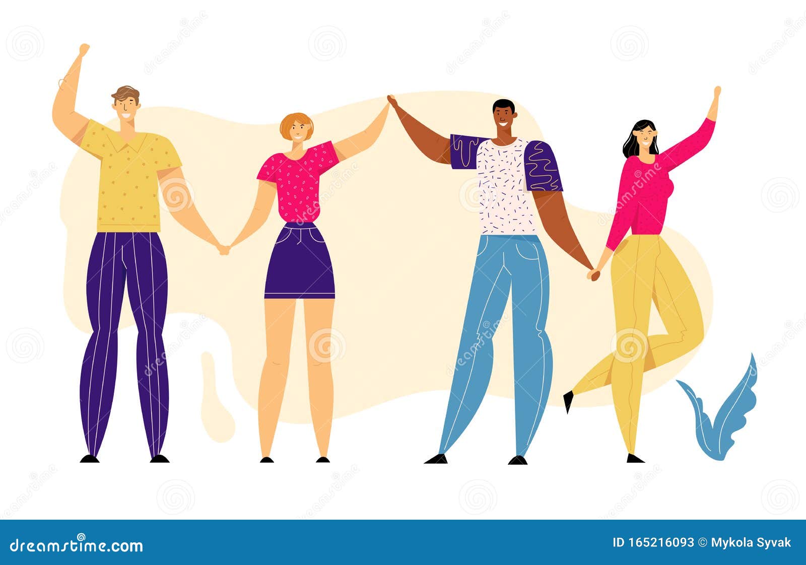 Vrolijke Multiculturele Mensen Die Samen De Handen Ineenslaan Geluk ... Vrolijke Multiculturele Mensen Die Samen De Handen Ineenslaan Geluk ...