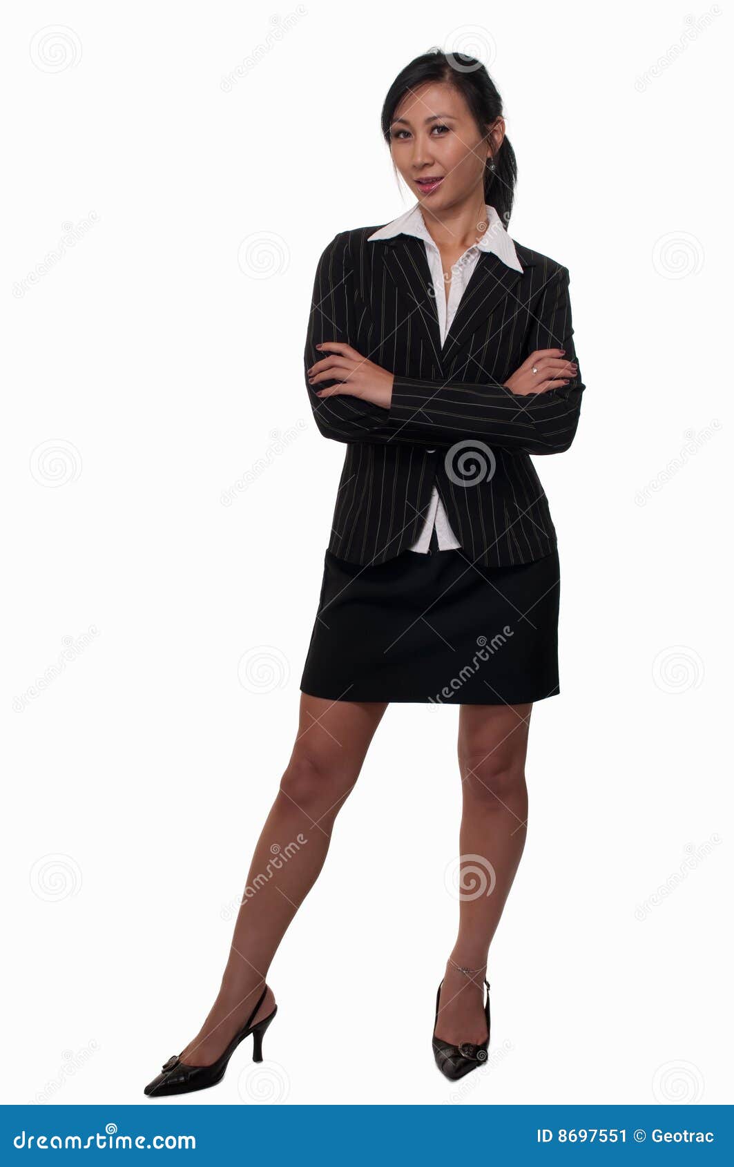 Vrouw in pak stock afbeelding. Image of zaken, dame, persoon - 8697551