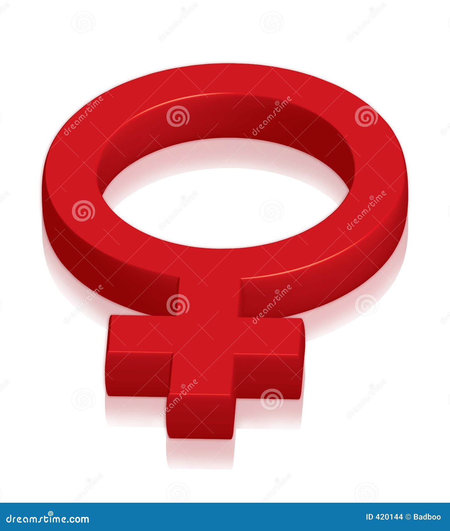 Vrouwelijk symbool stock illustratie. Illustration of pictogram - 420144