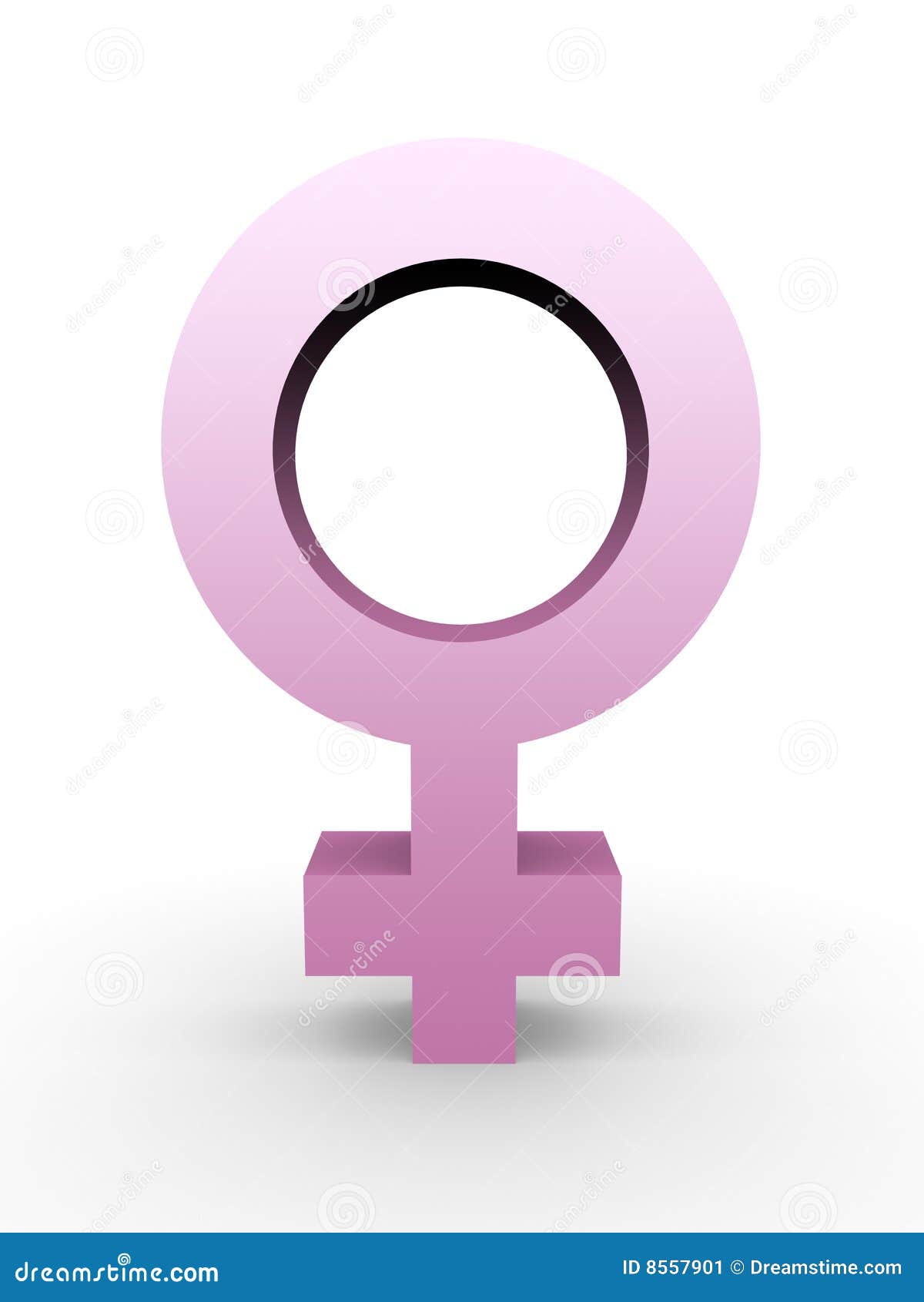 Vrouwelijk symbool stock illustratie. Illustration of element - 8557901