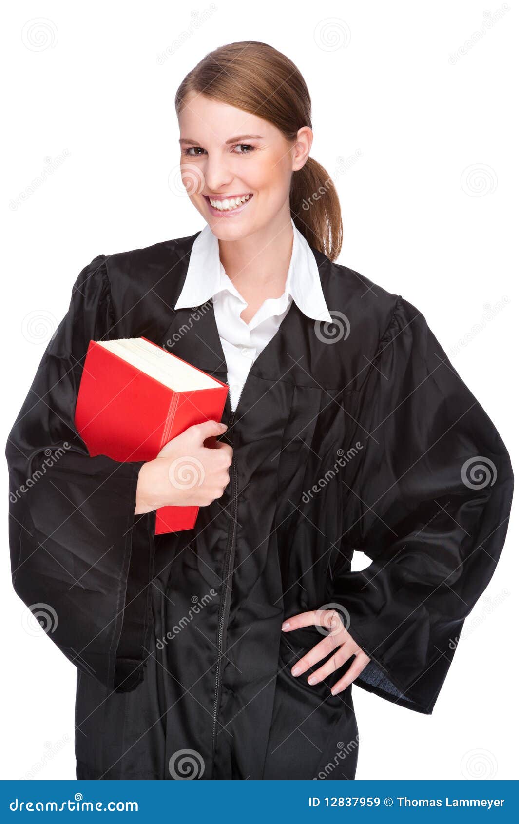 Vrouwelijke advocaat stock afbeelding. Image of persoon - 12837959