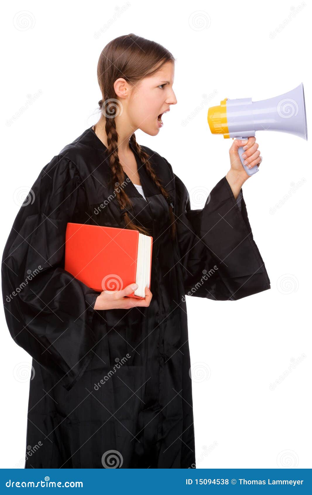 Vrouwelijke advocaat stock foto. Image of praktijk, geïsoleerd - 15094538