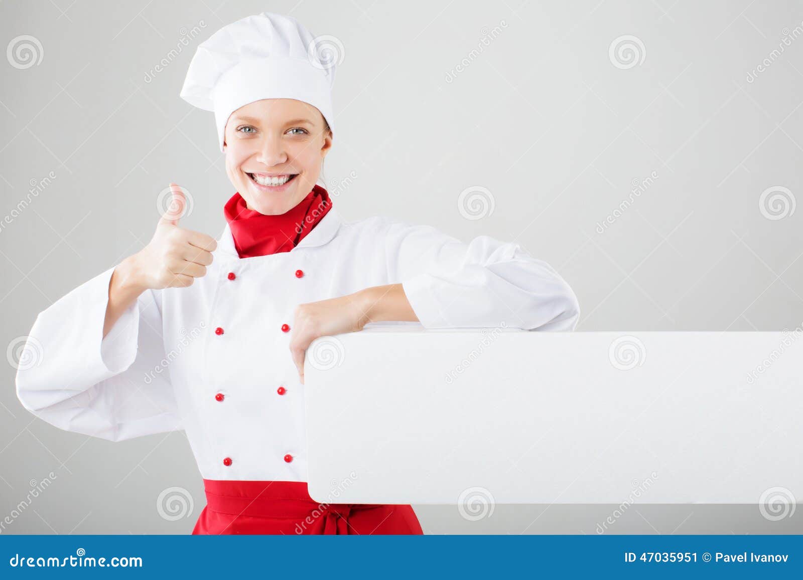 Vrouwelijke kok stock afbeelding. Image of geïsoleerd - 47035951