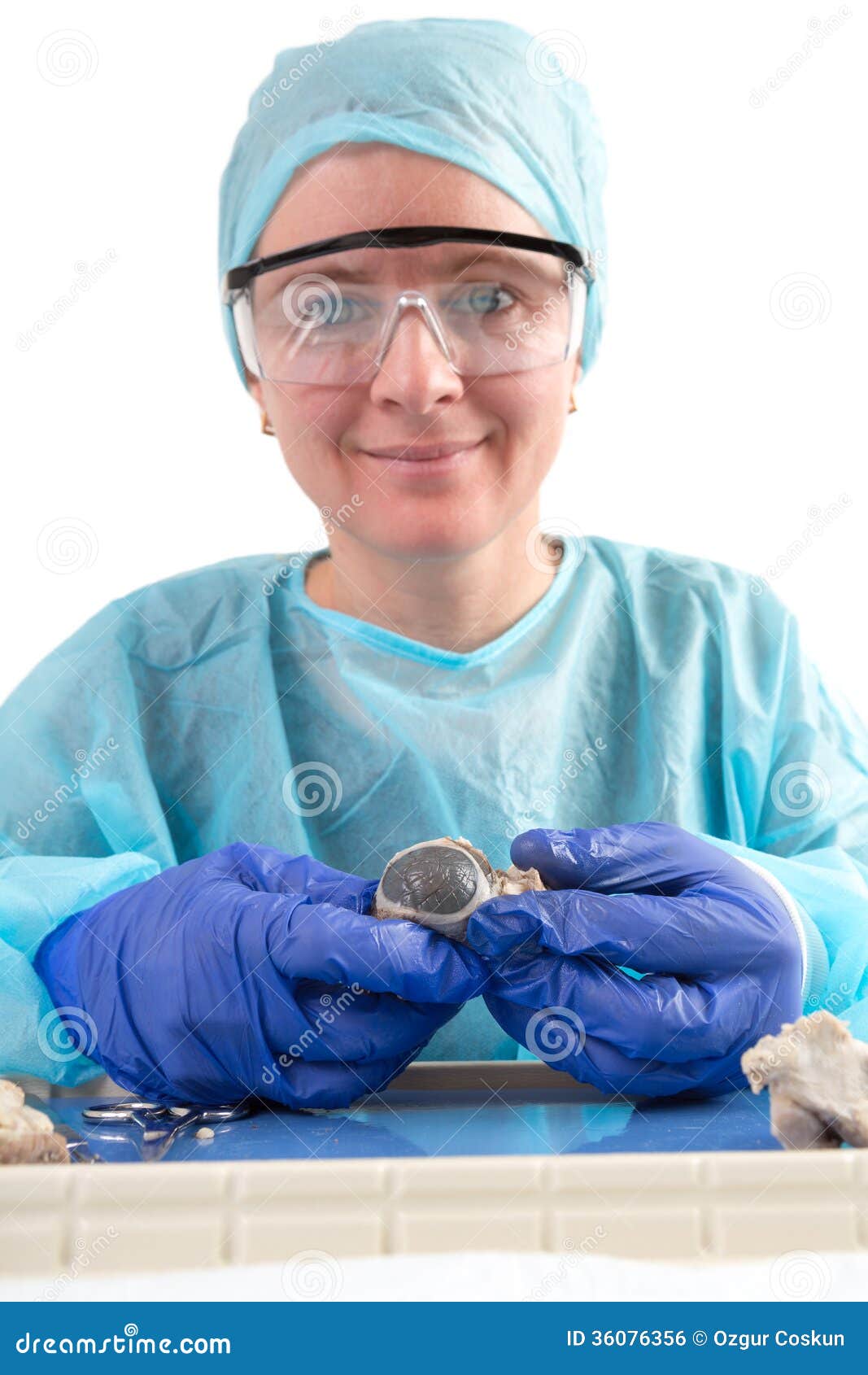 Vrouwelijke Medische Technoloog of Patholoog Stock Foto - Image of ...