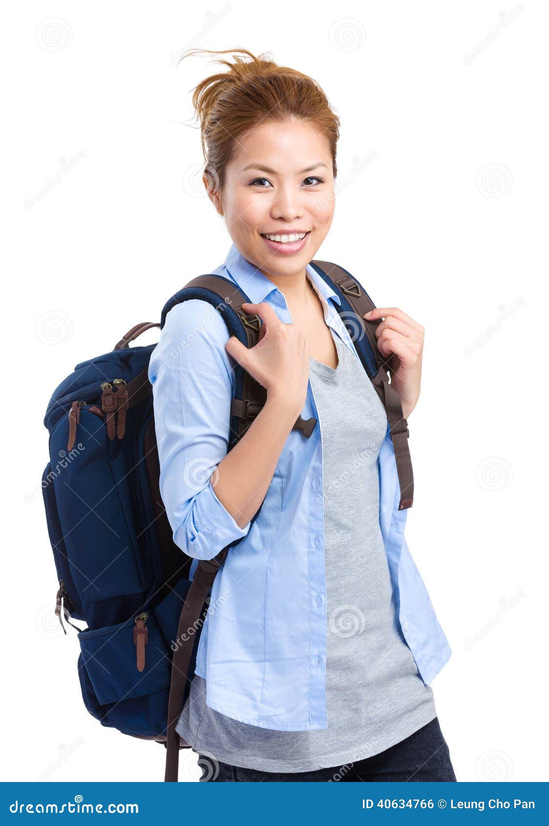 Vrouwelijke toerist stock foto. Image of wandelaar, maleis - 40634766