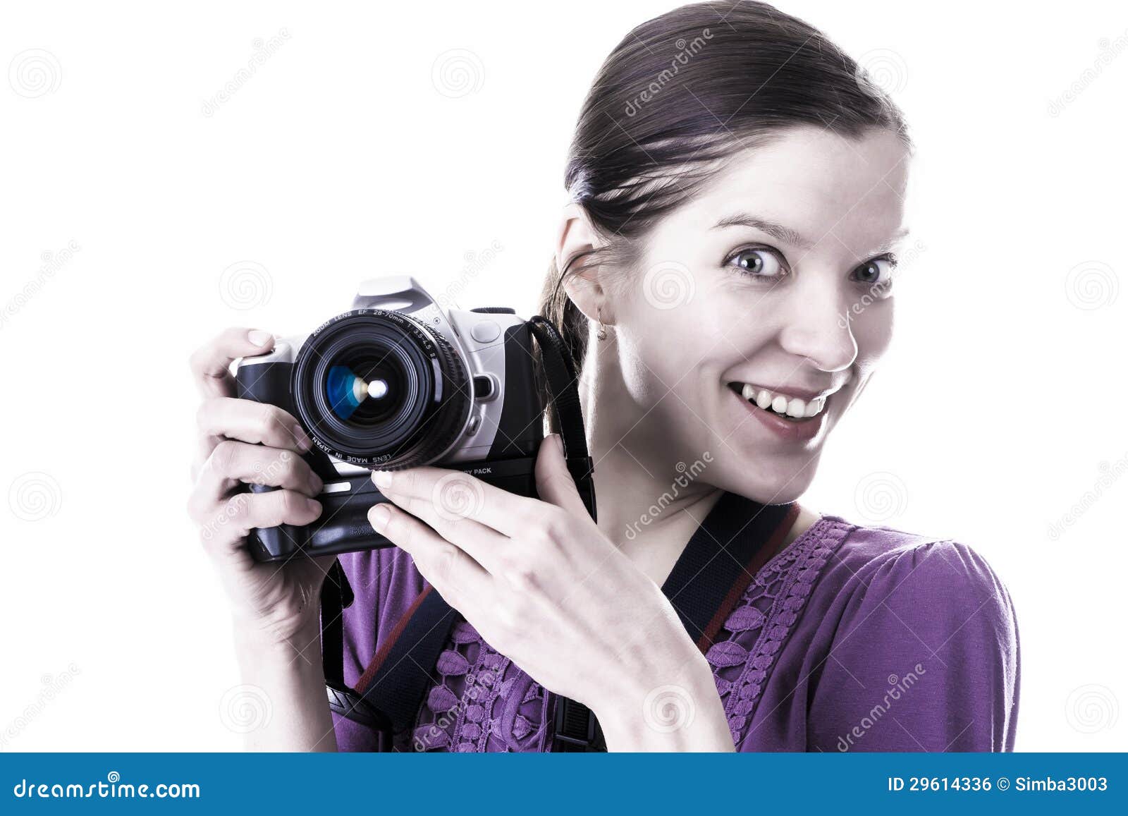 Vrouwen met camera stock foto. Image of groot, nadruk - 29614336