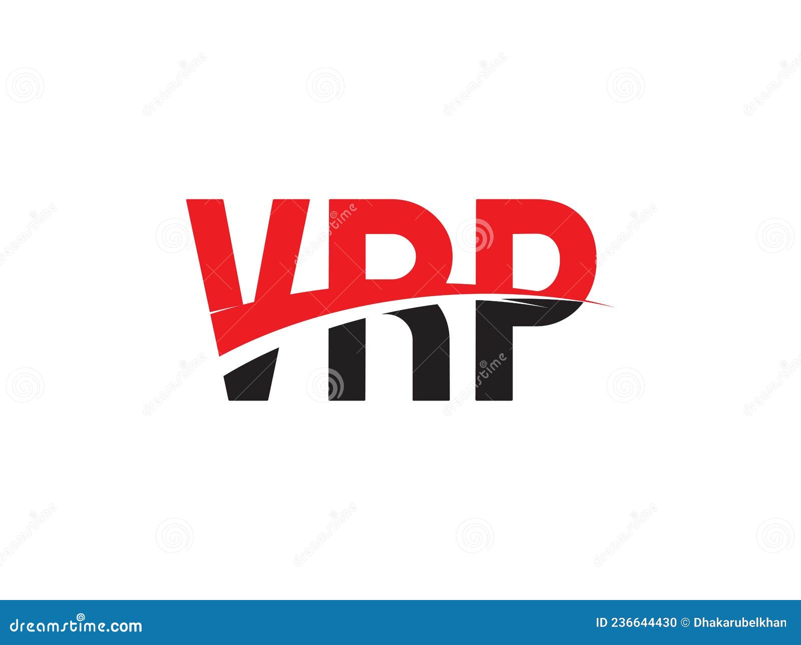 VRP Letter Initial Logo Design Vector Illustration Stock Vector ...