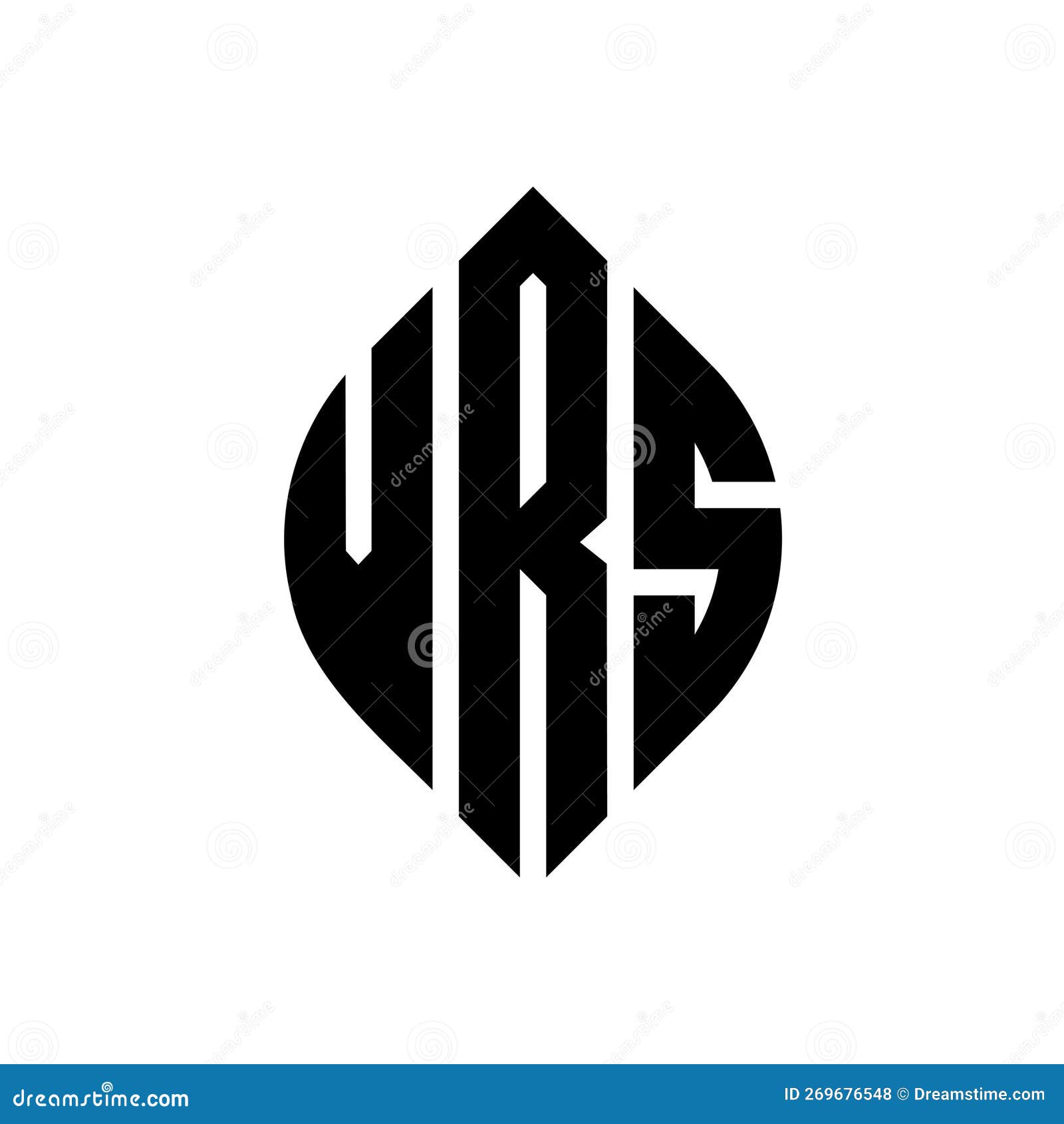 VRS Circle Letter Logo Design with Circle and Ellipse Shape. VRS ...