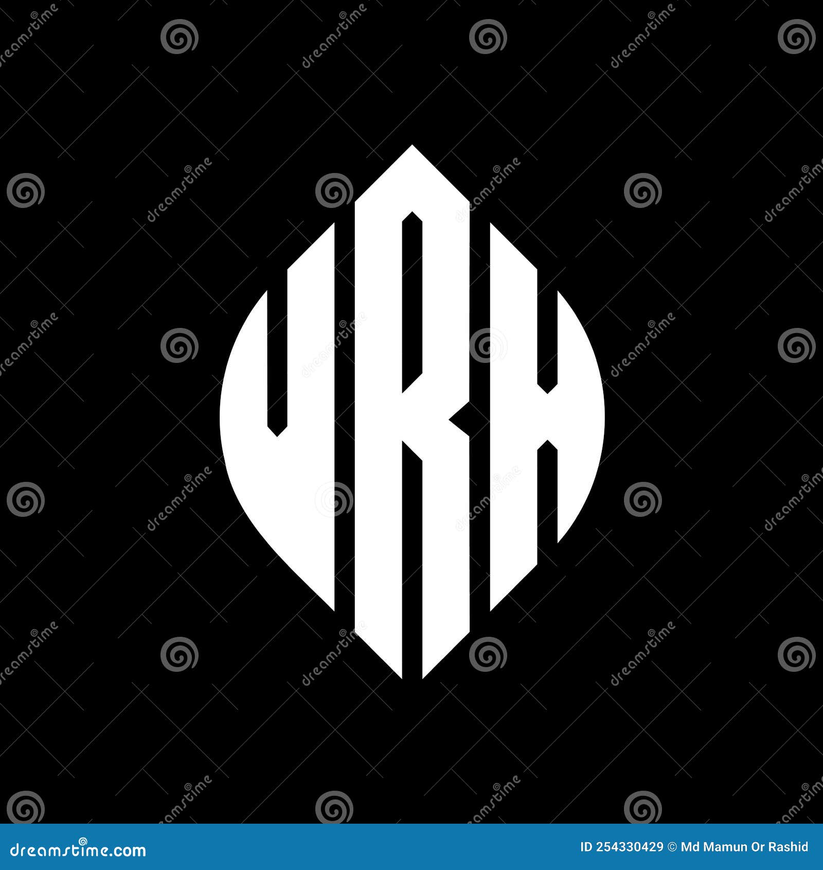 VRX Circle Letter Logo Design with Circle and Ellipse Shape. VRX ...