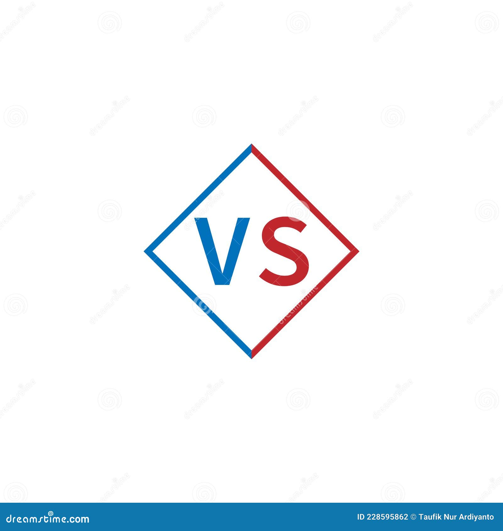 VS Icon Design Template Vector Stock Vector - Illustration of logo ...