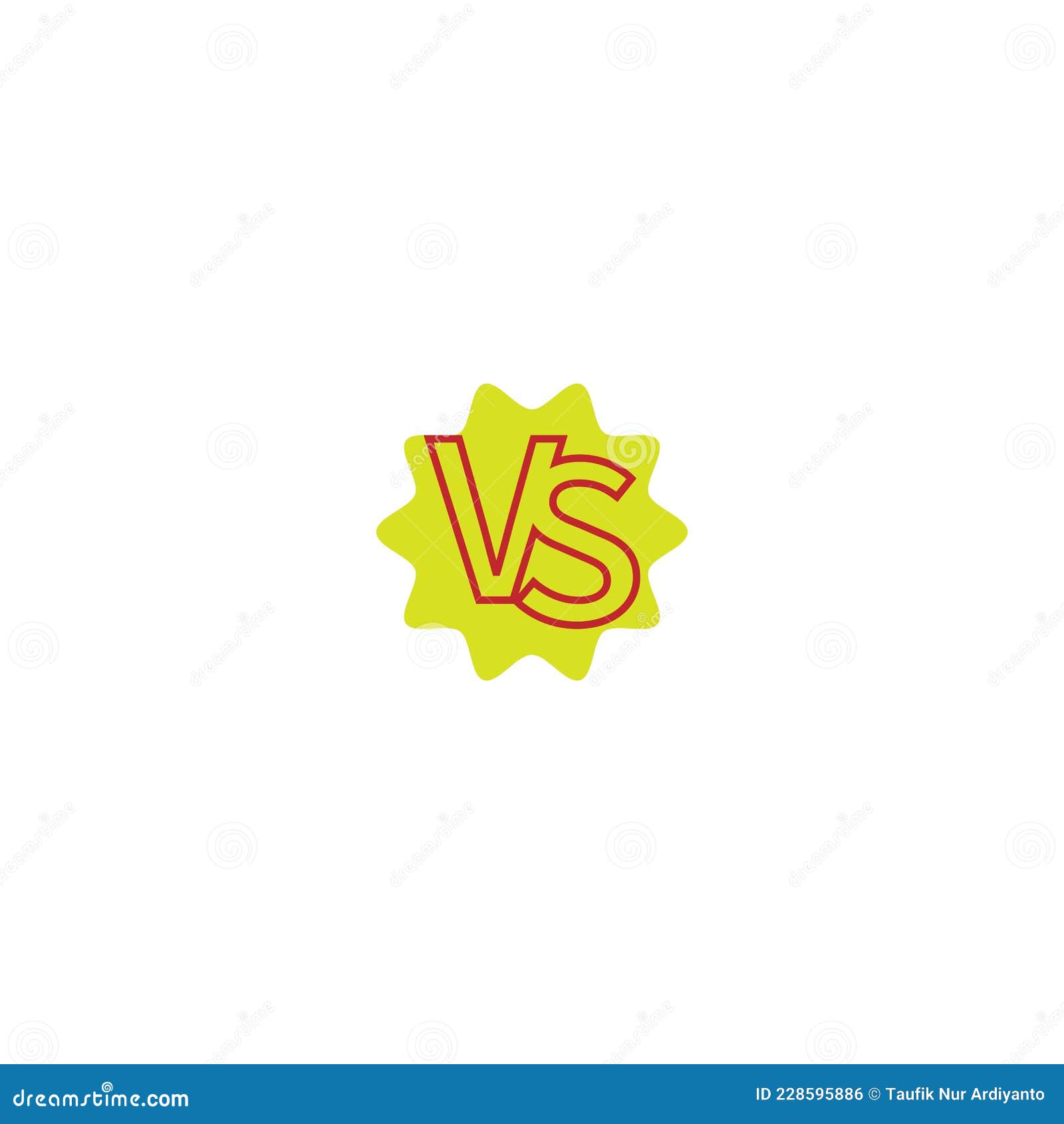 VS Icon Design Template Vector Stock Illustration - Illustration of ...