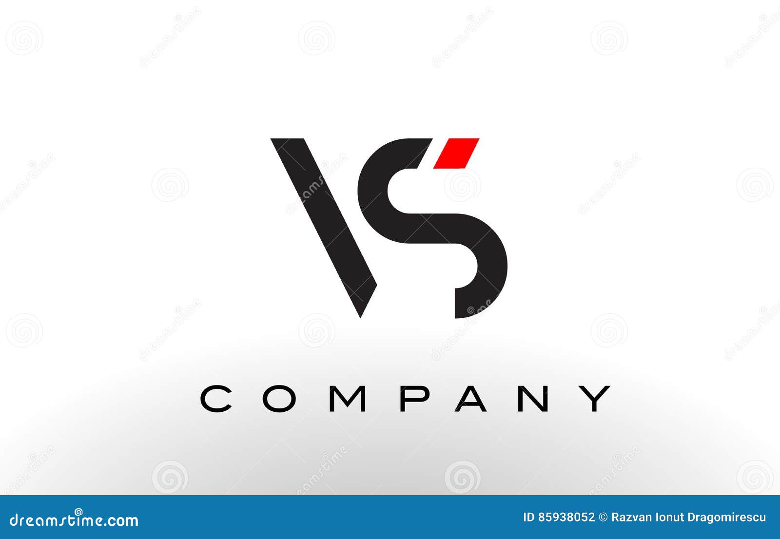 VS Logo. Letter Design Vector. Stock Vector - Illustration of letters ...