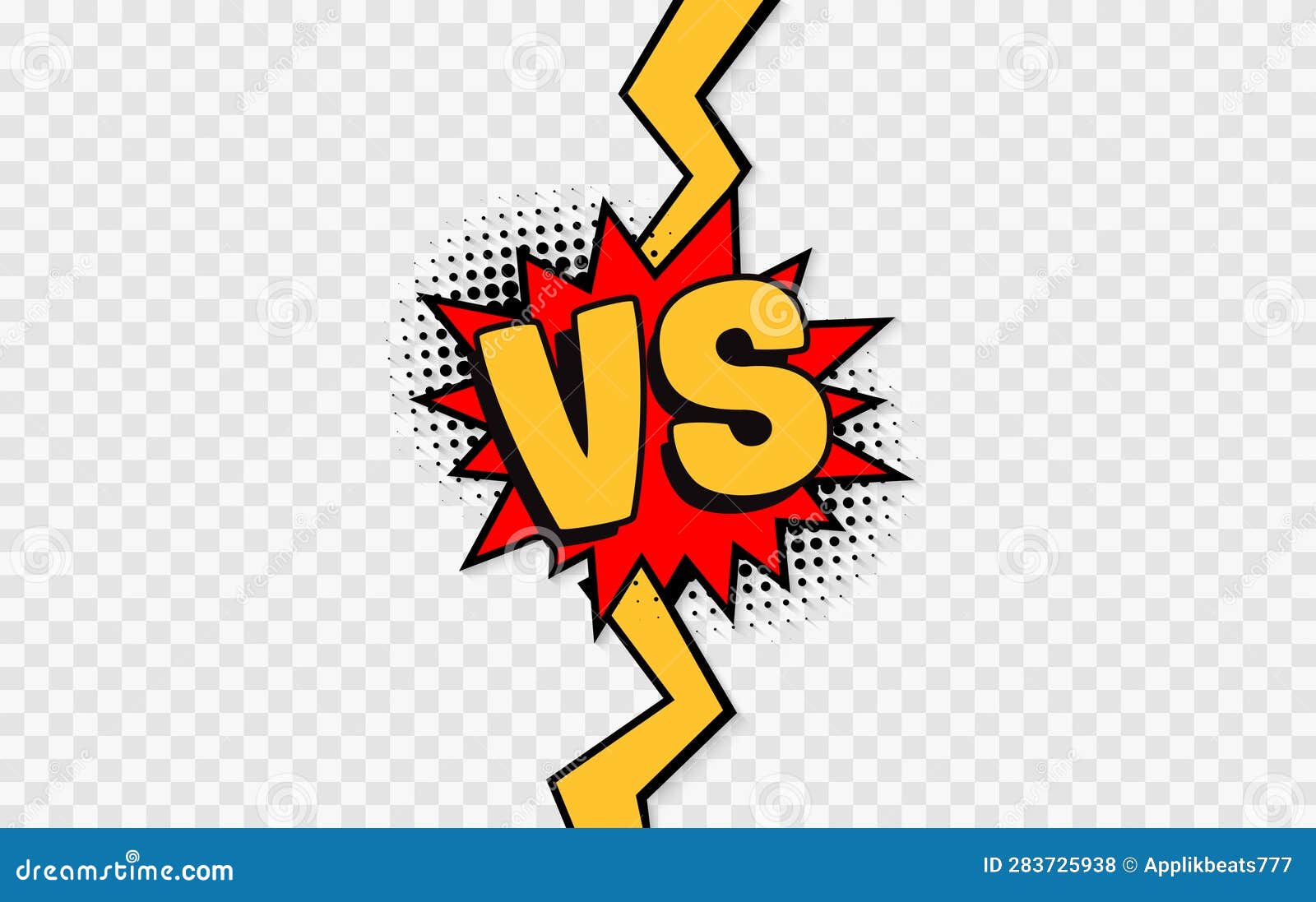 VS. Versus letter logo stock vector. Illustration of letter - 283725938