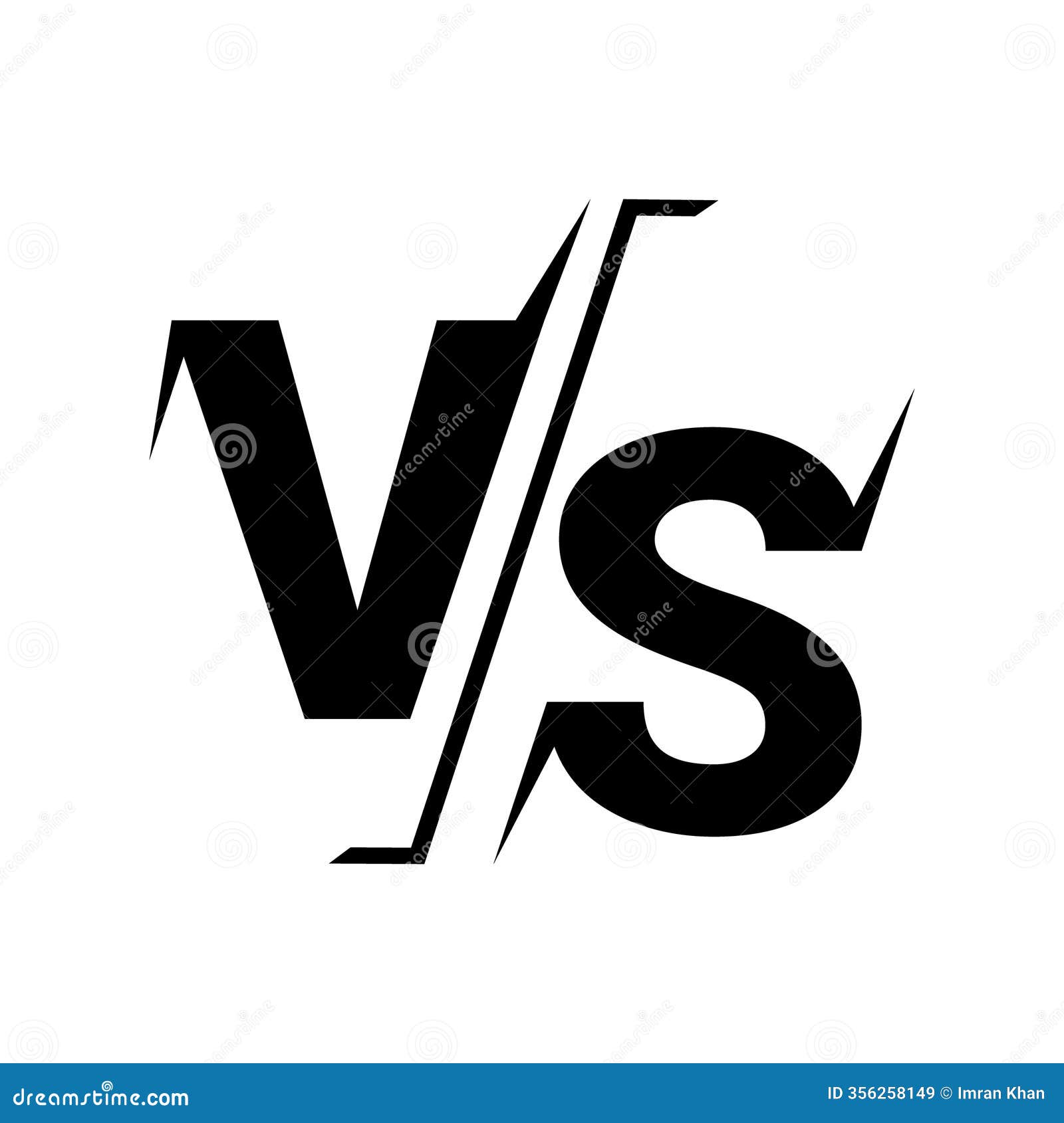 VS Versus Letters Vector Logo Icon. VS Versus Symbol for Confrontation ...