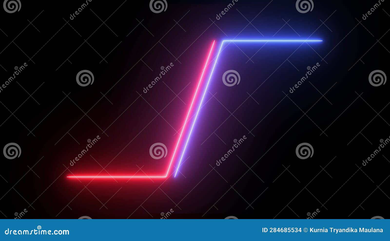 Vs Versus Neon Red and Blue Versus Neon Battle Battle Animation Stock ...
