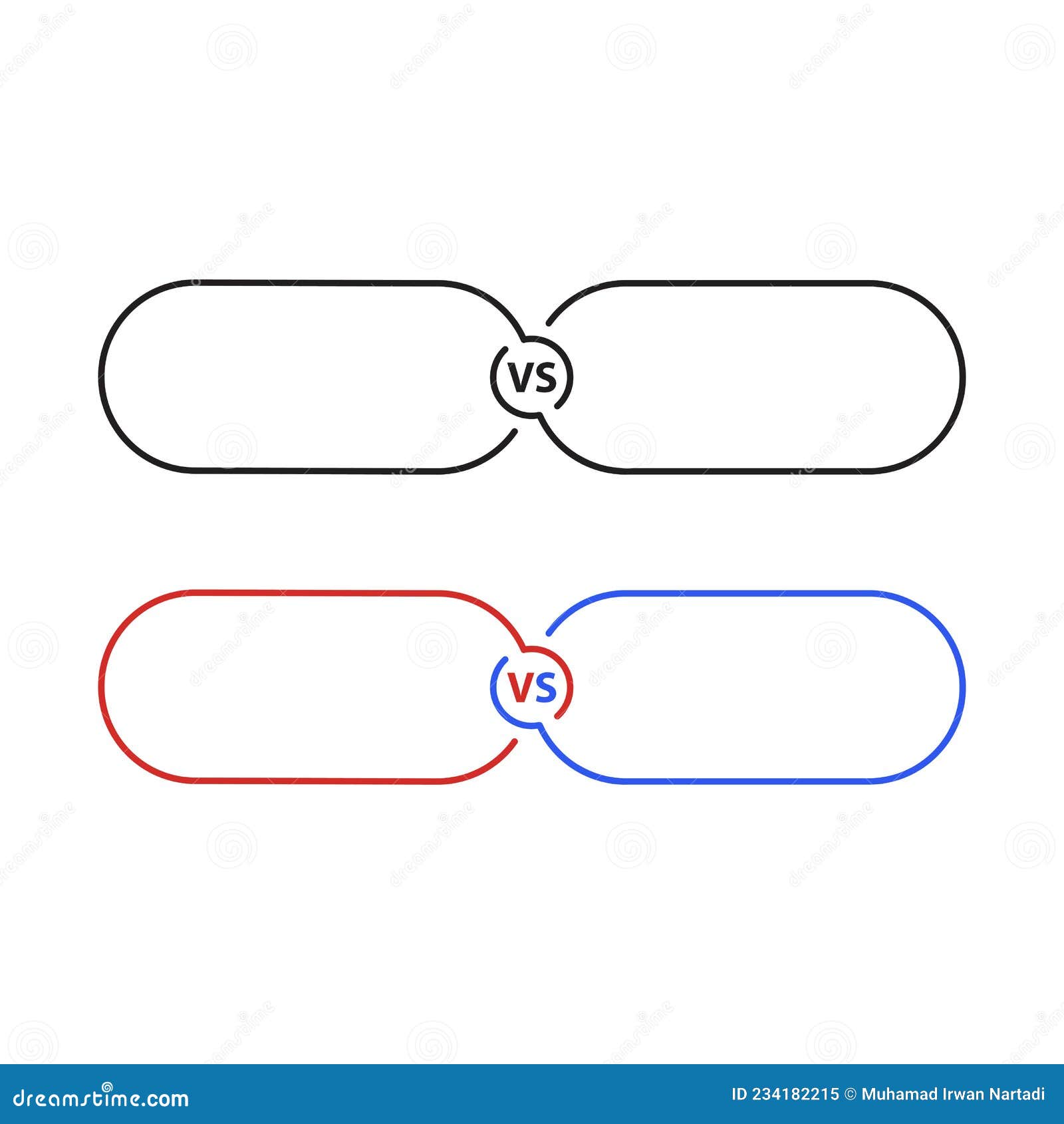 VS, Versus. Vector Background Illustration TemplatePrint Stock Vector ...