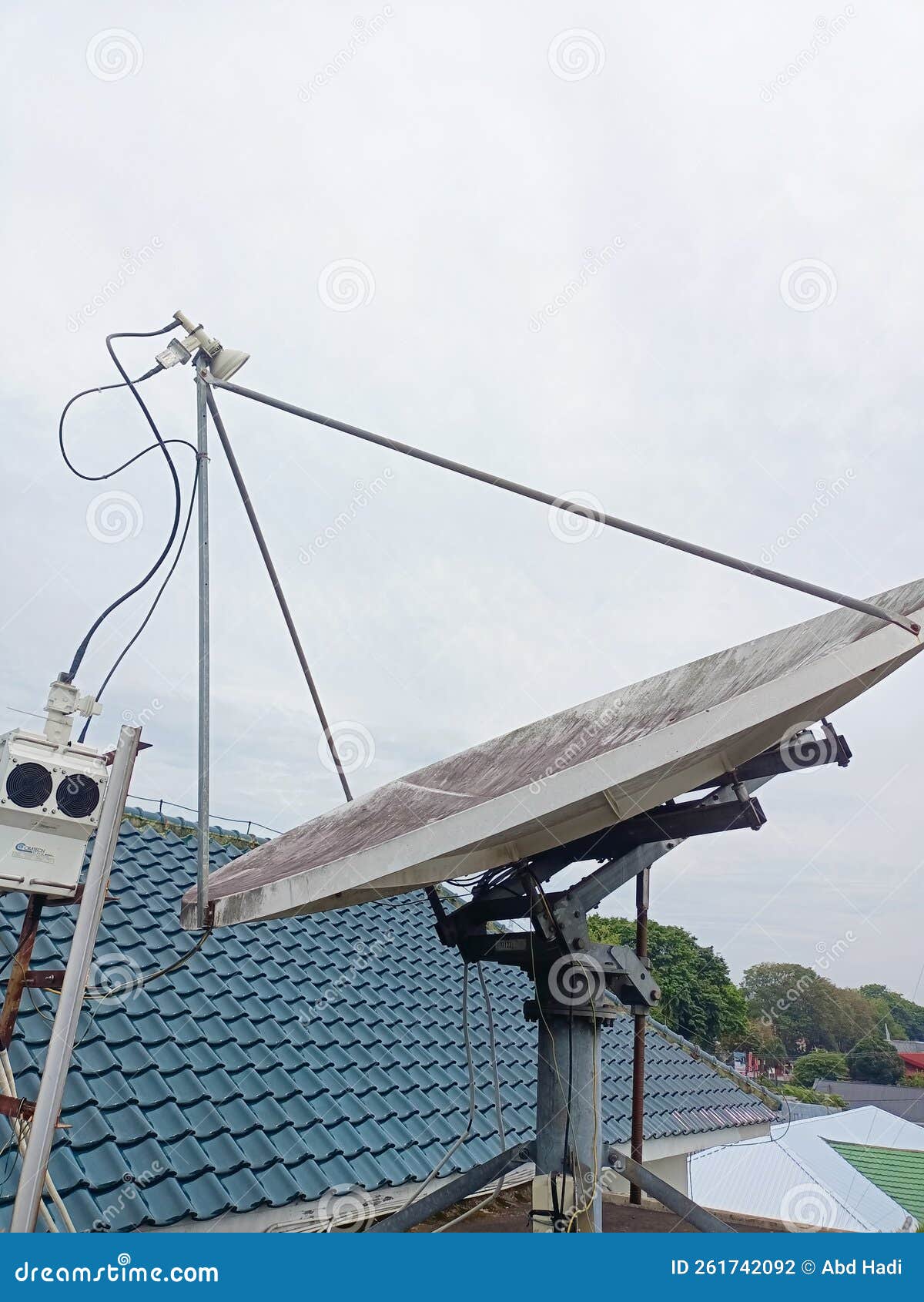 VSAT Technology stock photo. Image of terminal, averture - 261742092