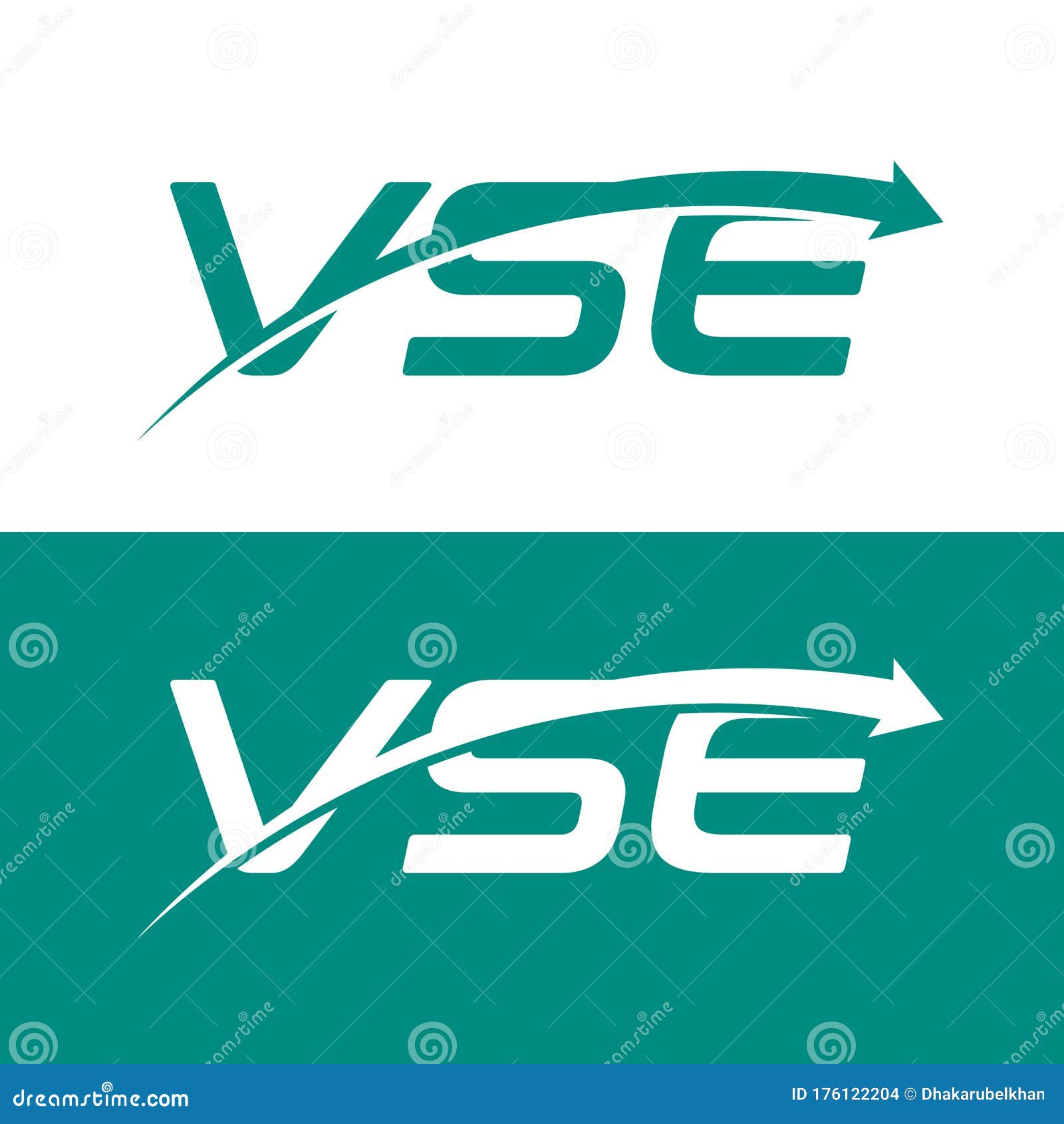VSE Letter Logo Design Vector Stock Vector - Illustration of modern ...