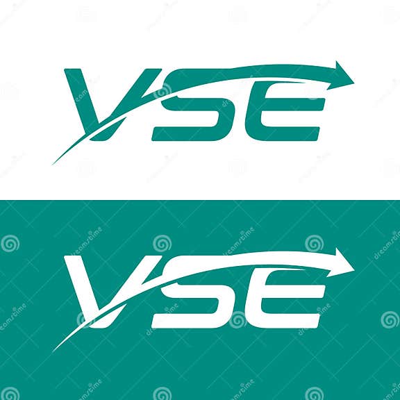 VSE Letter Logo Design Vector Stock Vector - Illustration of modern ...