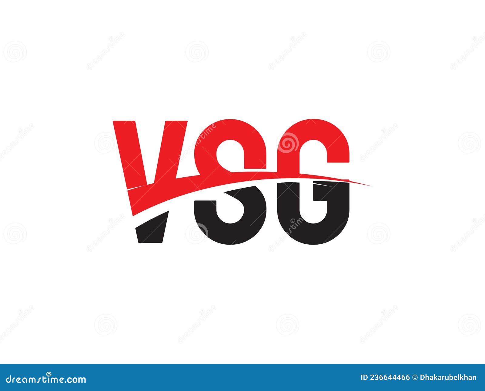 VSG Letter Initial Logo Design Vector Illustration Stock Vector ...