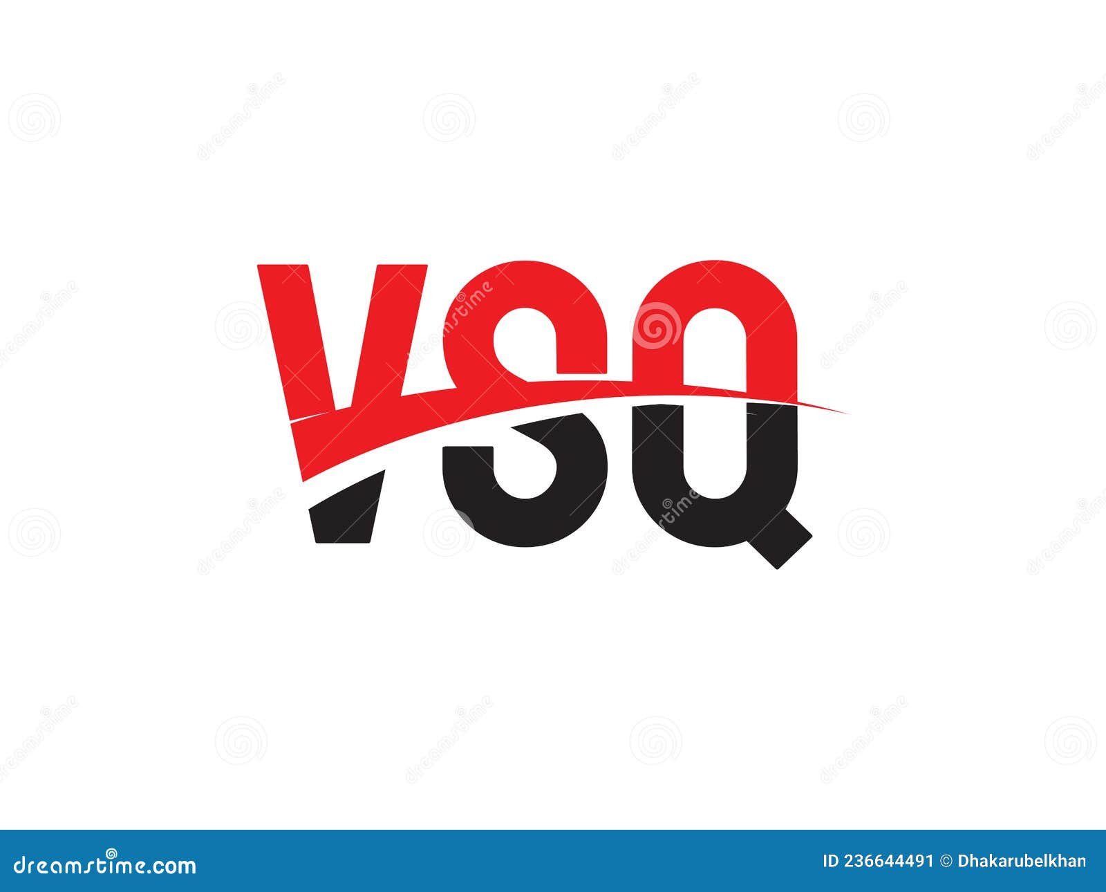 VSQ Letter Initial Logo Design Vector Illustration Stock Vector ...
