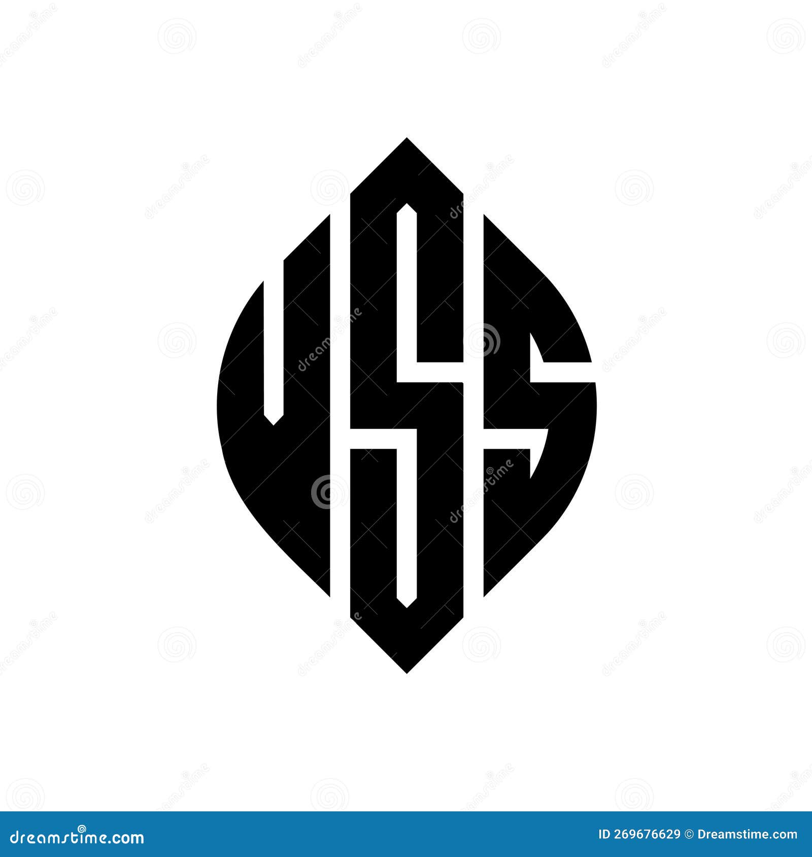 VSS Circle Letter Logo Design with Circle and Ellipse Shape. VSS ...